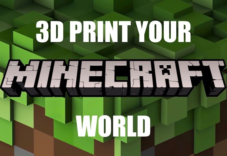 3D Print of Your Minecraft Build! - Etsy