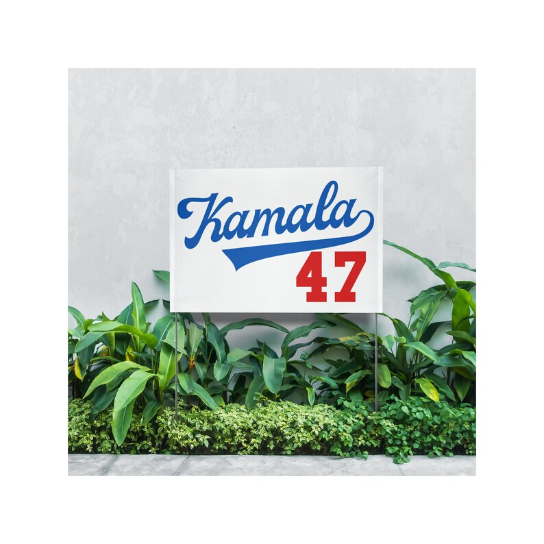 Elect Kamala Yard Sign, 2024 Electionsign, Kamala 47 Lawn Sign ...