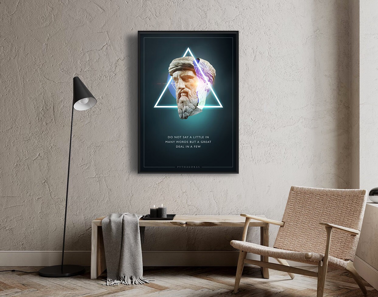 Pythagoras Poster, Do Not Say a Little Quote, Pythagoras Quotes ...