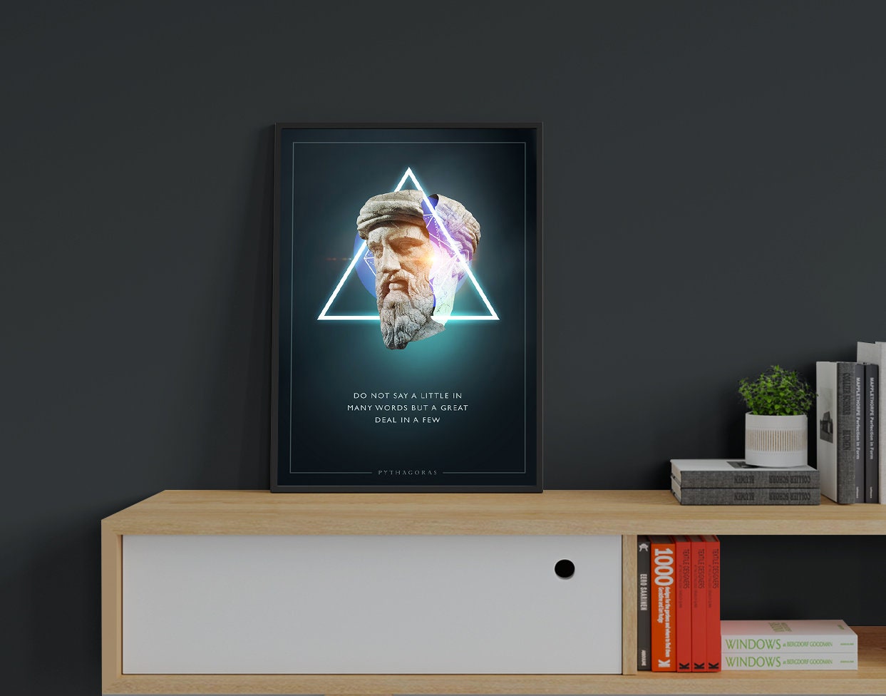 Pythagoras Poster, Do Not Say a Little Quote, Pythagoras Quotes ...