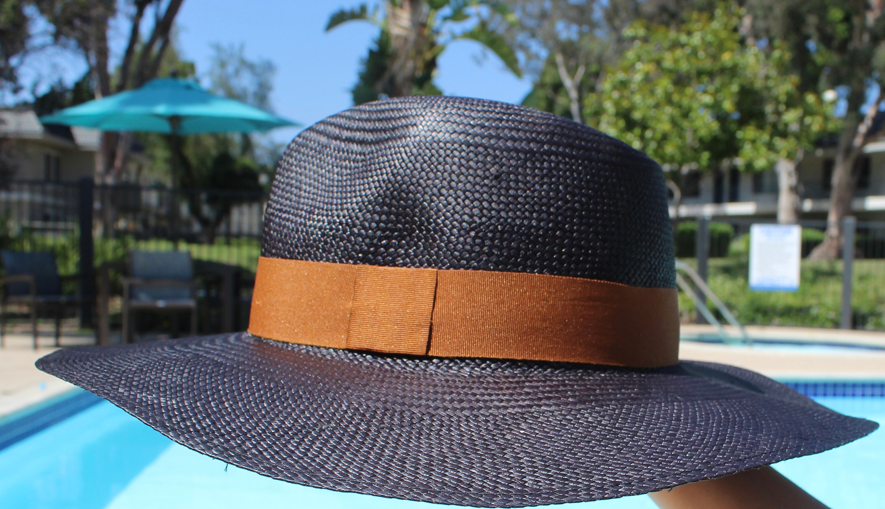 Black Ecuadorian Panama Hat - Etsy