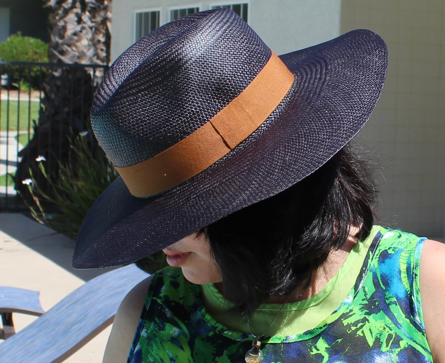 Black Ecuadorian Panama Hat - Etsy