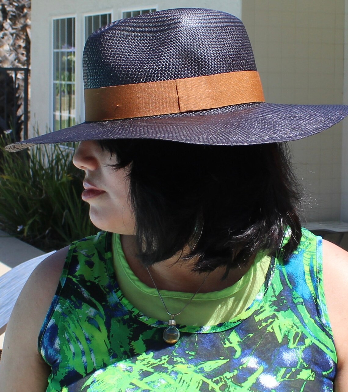 Black Ecuadorian Panama Hat - Etsy