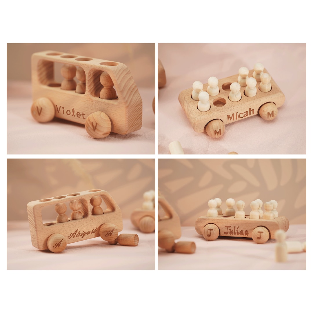 Personalized Toy Cars Set Birthday Baby Boy Gifts Wooden Toys - Etsy