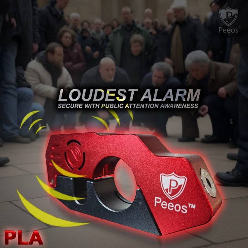 Peeos PLA Motorcycle Clutch Handbrake Alarm Lock - Etsy