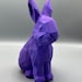 Geometric Bunny Rabbit - Easter, Home Decor, Office Decor, Gift - 3D ...