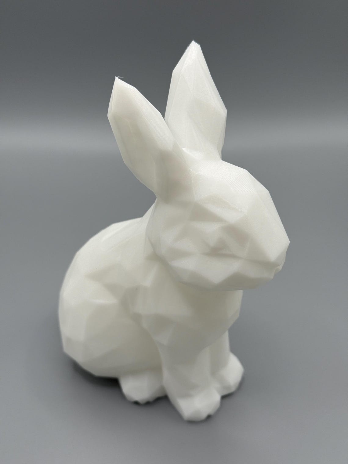 Geometric Bunny Rabbit - Easter, Home Decor, Office Decor, Gift - 3D ...