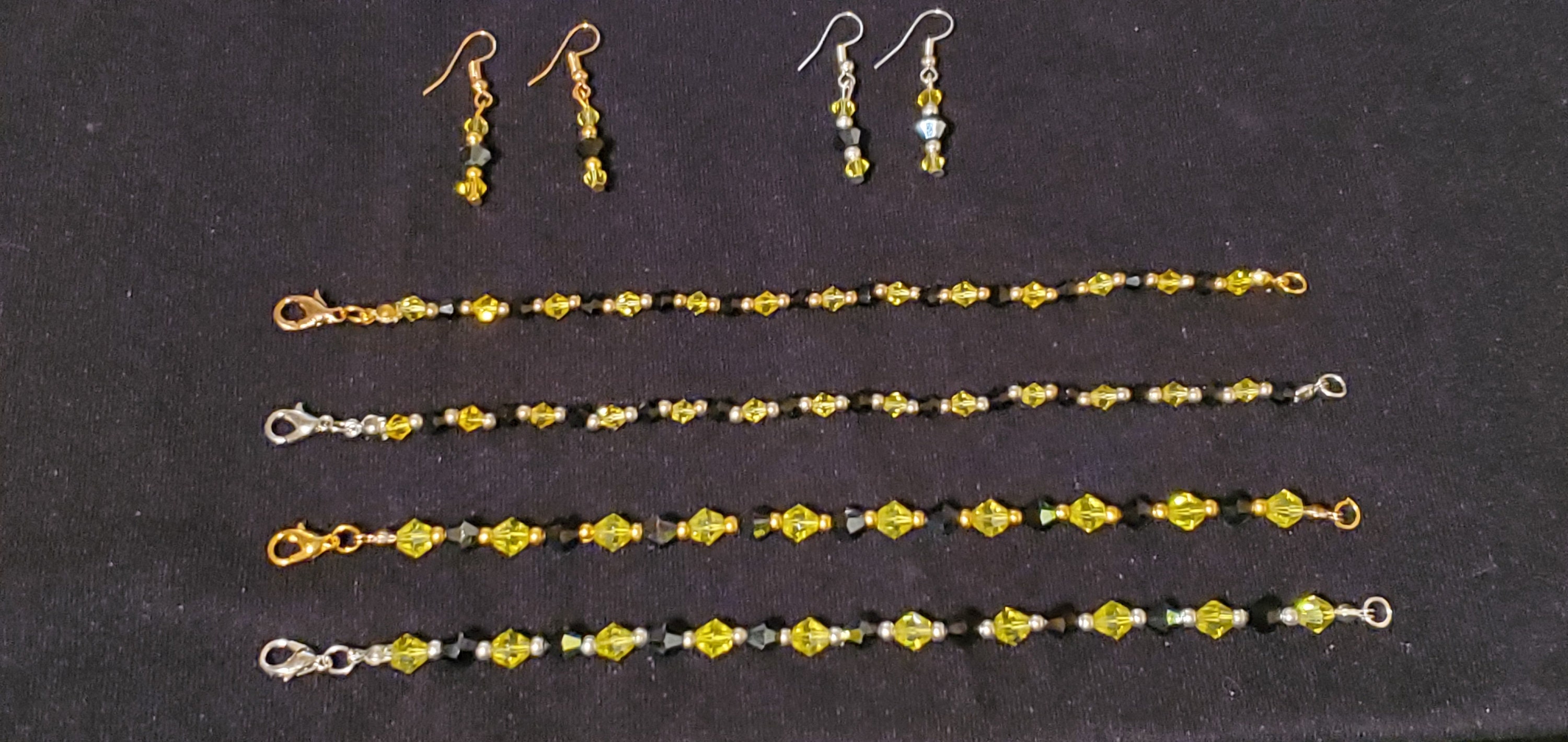 Pittsburgh Steelers Team Colors Crystal Jewelry - Etsy