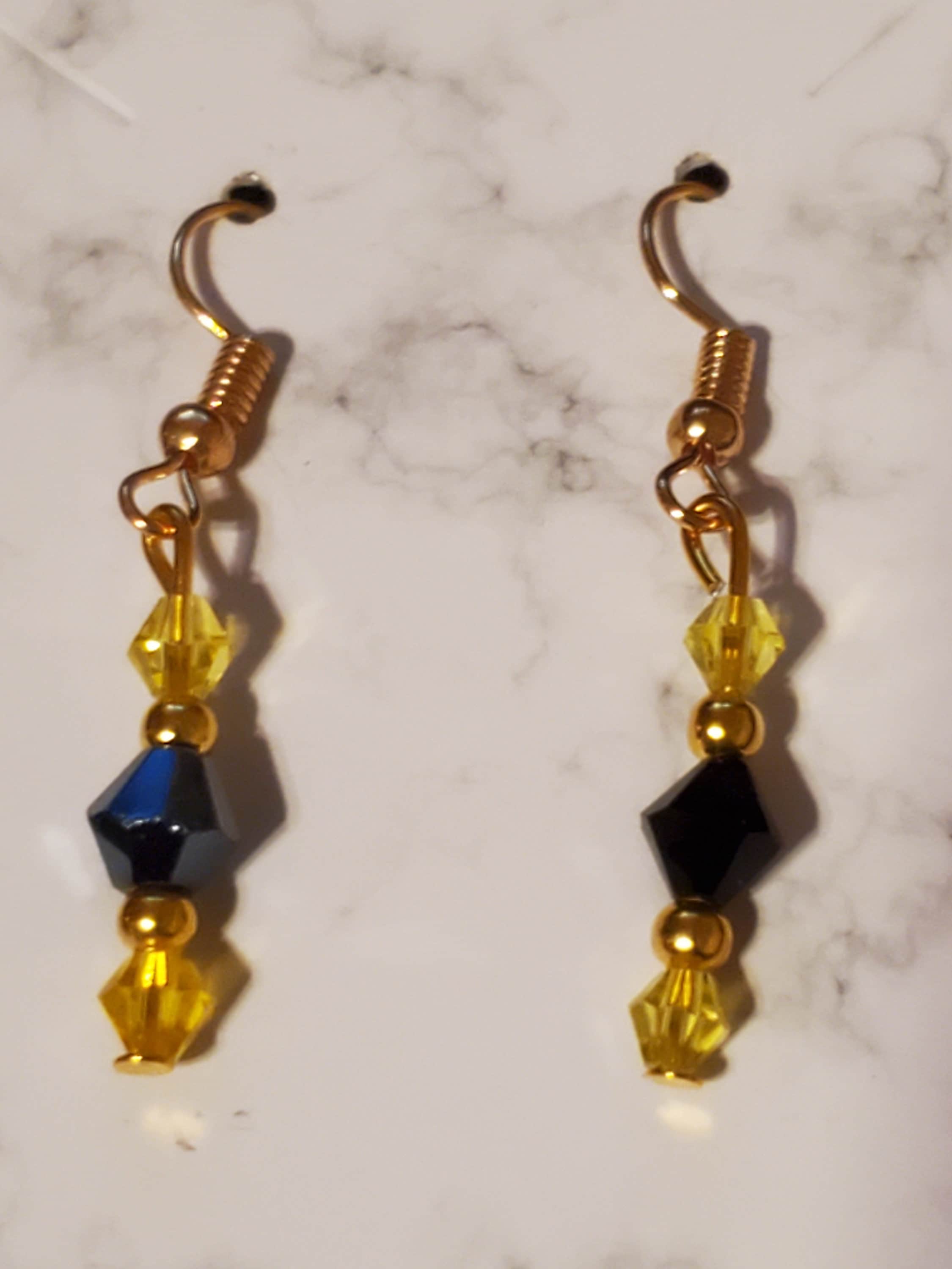 Pittsburgh Steelers Team Colors Crystal Jewelry - Etsy