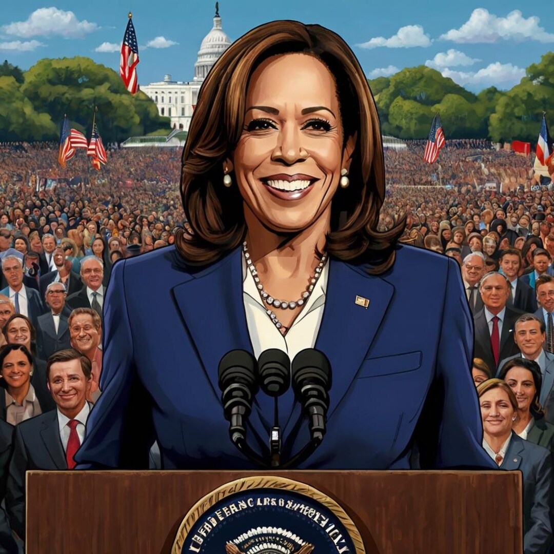 Digital Download: Kamala Harris on Inauguration Day,ai Art. Harris Wins ...