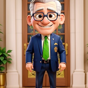 Kamala Harris & Tim Walz, AI Art, Cartoon, Animation - Etsy