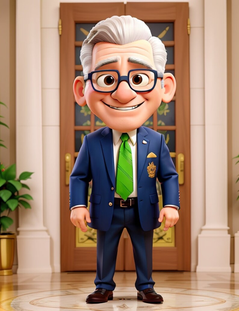 Kamala Harris & Tim Walz, AI Art, Cartoon, Animation - Etsy