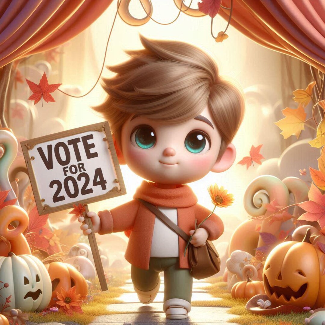 Instant Digital Download: Vote for 2024 Election, AI Art, Cartoon ...