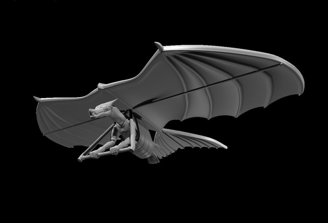 Kobold Artificer on Hang Glider | Resin Miniature - Etsy