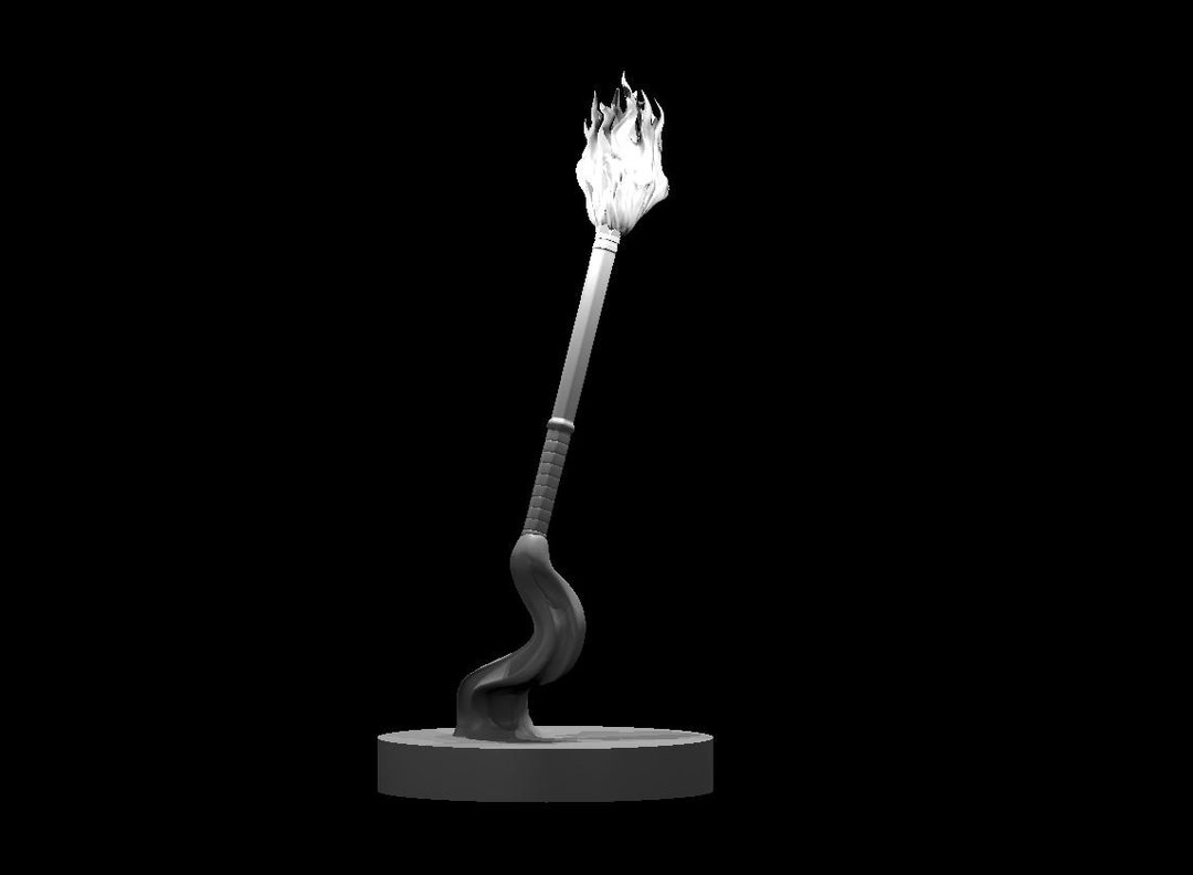 Flaming Mace Spiritual Weapon | Resin Miniature - Etsy