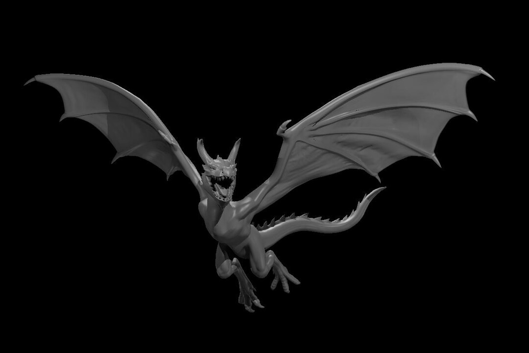 Ash Drake | Wargame Miniature - Etsy