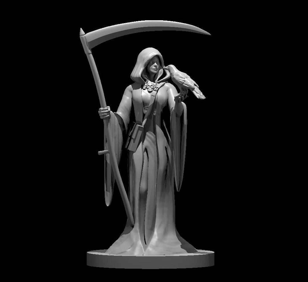 Human Female Necromancer Wizard | Resin Miniature - Etsy