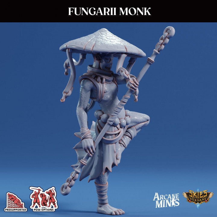 Fungarii Monks | Arcane Minis | Fantasy Miniatures | Myconid - Etsy