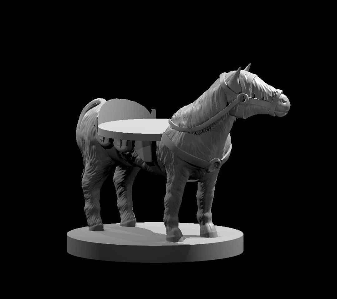 Pony Mount With Mini Slot | Tabletop Miniature - Etsy