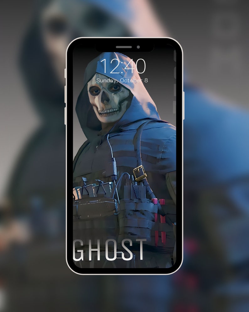 CODM Ghost [azrael] 4K HD Wallpaper | Android Wallpaper | iPhone ...