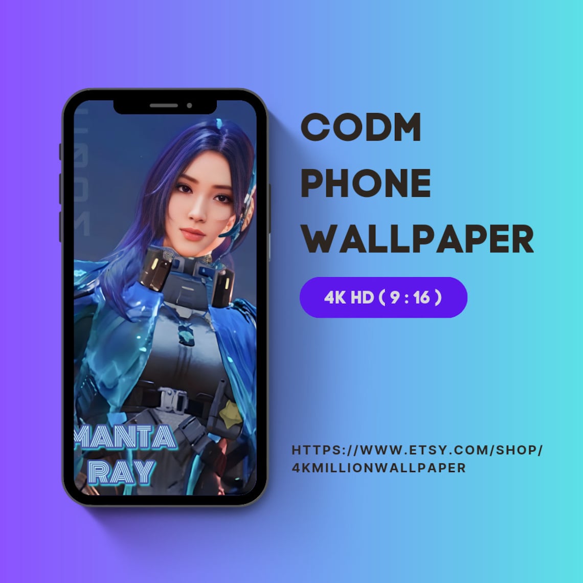 CODM Manta Ray [aquarian Blade] 4K HD Wallpaper | Android Wallpaper ...