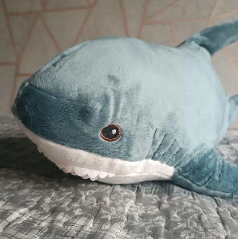Handcrafted Adorable Shark Plushie Soft 30cm Perfect Gift - Etsy