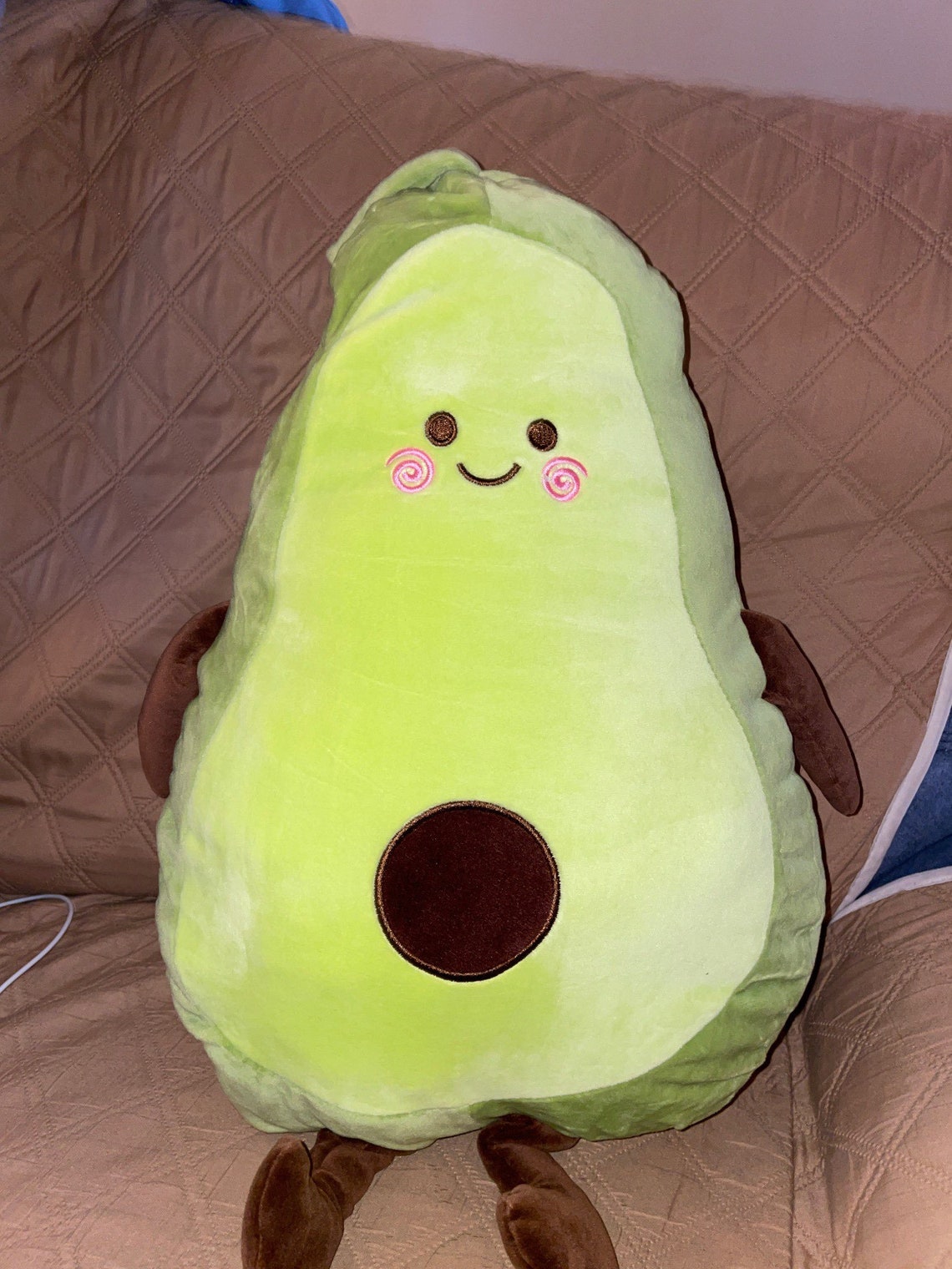 Handcrafted Small Avocado Plushie | Soft 35cm Perfect Cute Gift for ...