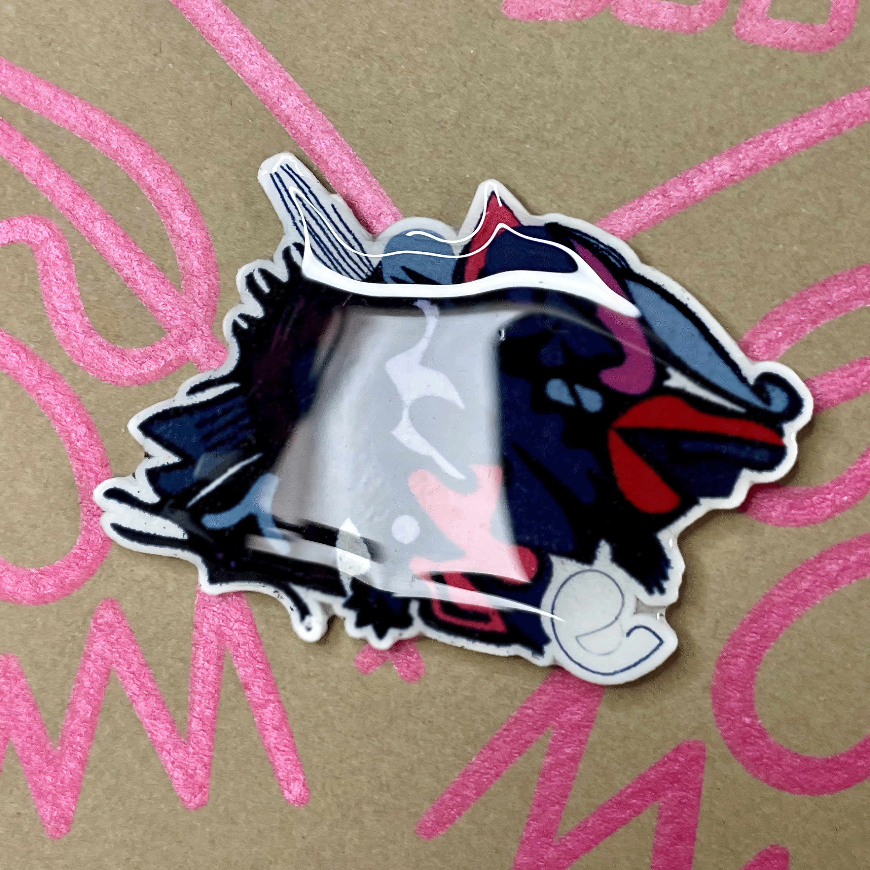 Broche Fun Graffiti Accessoire De Mode Inspiration Keith Haring Bijou ...