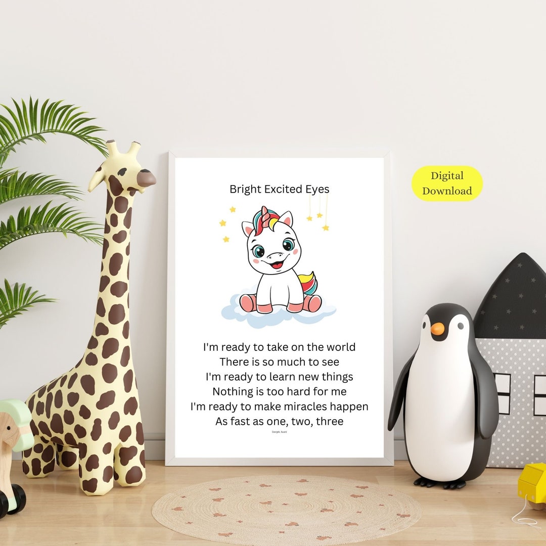 NEUTRAL Bright Excited Eyes Printable Digital Download Wall Art Home ...