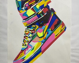 Nike Art Design Geometric Illustration Draw With Uni Posca Graphic ...