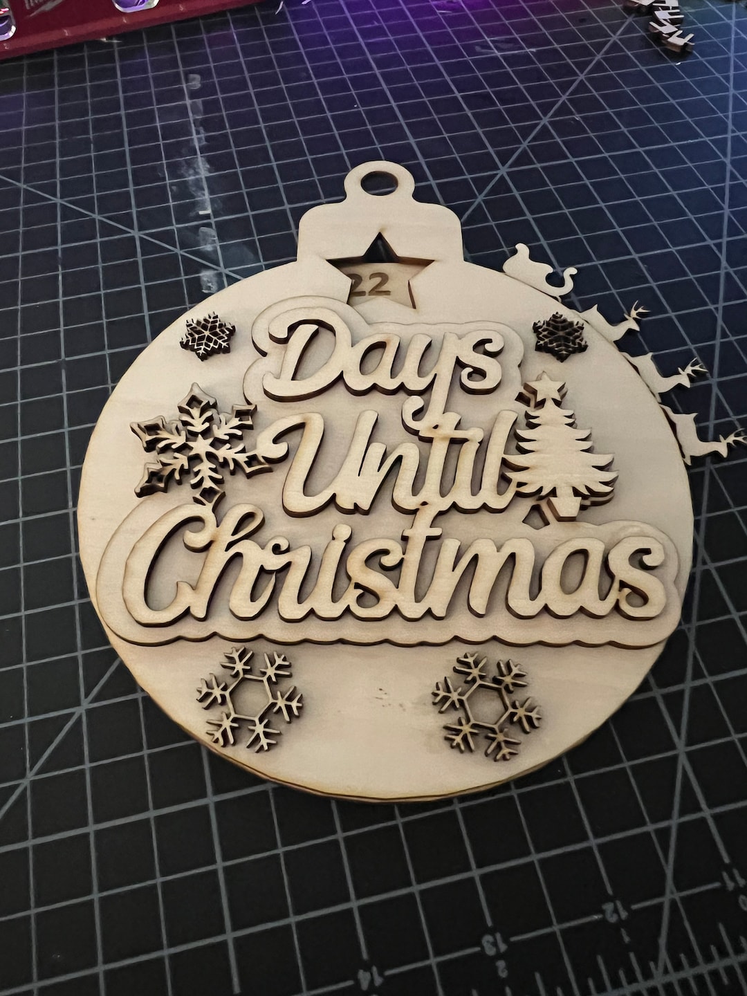 Christmas Countdown Ornament - Etsy