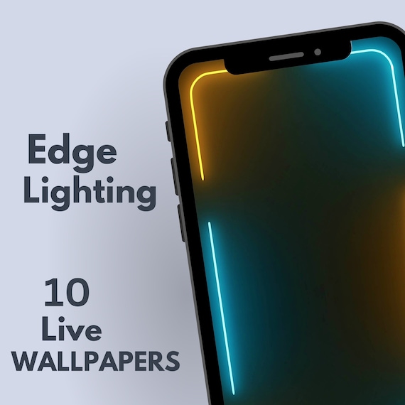 Edge Screen Iphone Wallpaper Modern Realistic Smartphone Mockup With