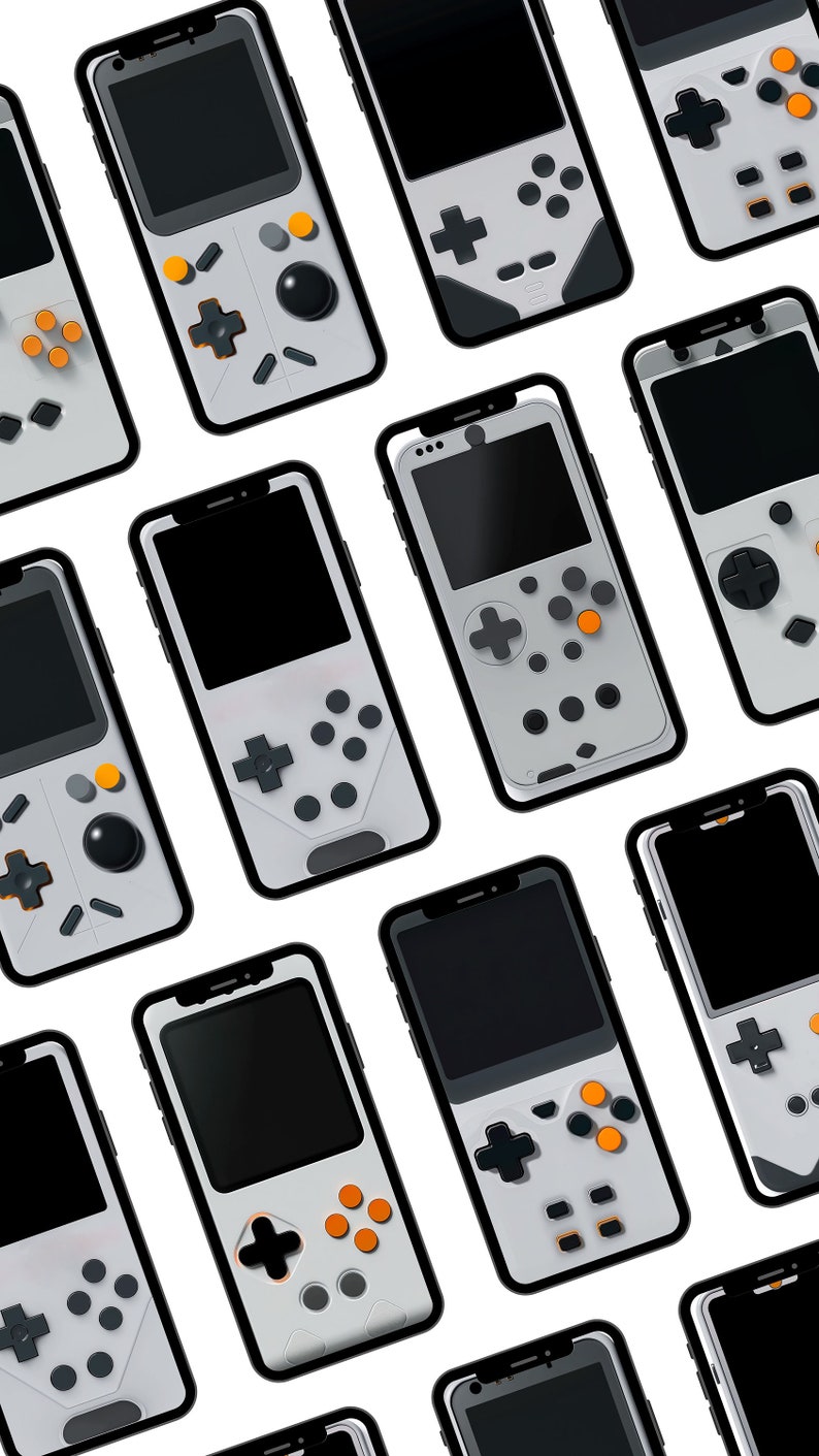 Vintage Game Boy 4K iPhone Wallpapers – Set of 10 Retro Designs ...