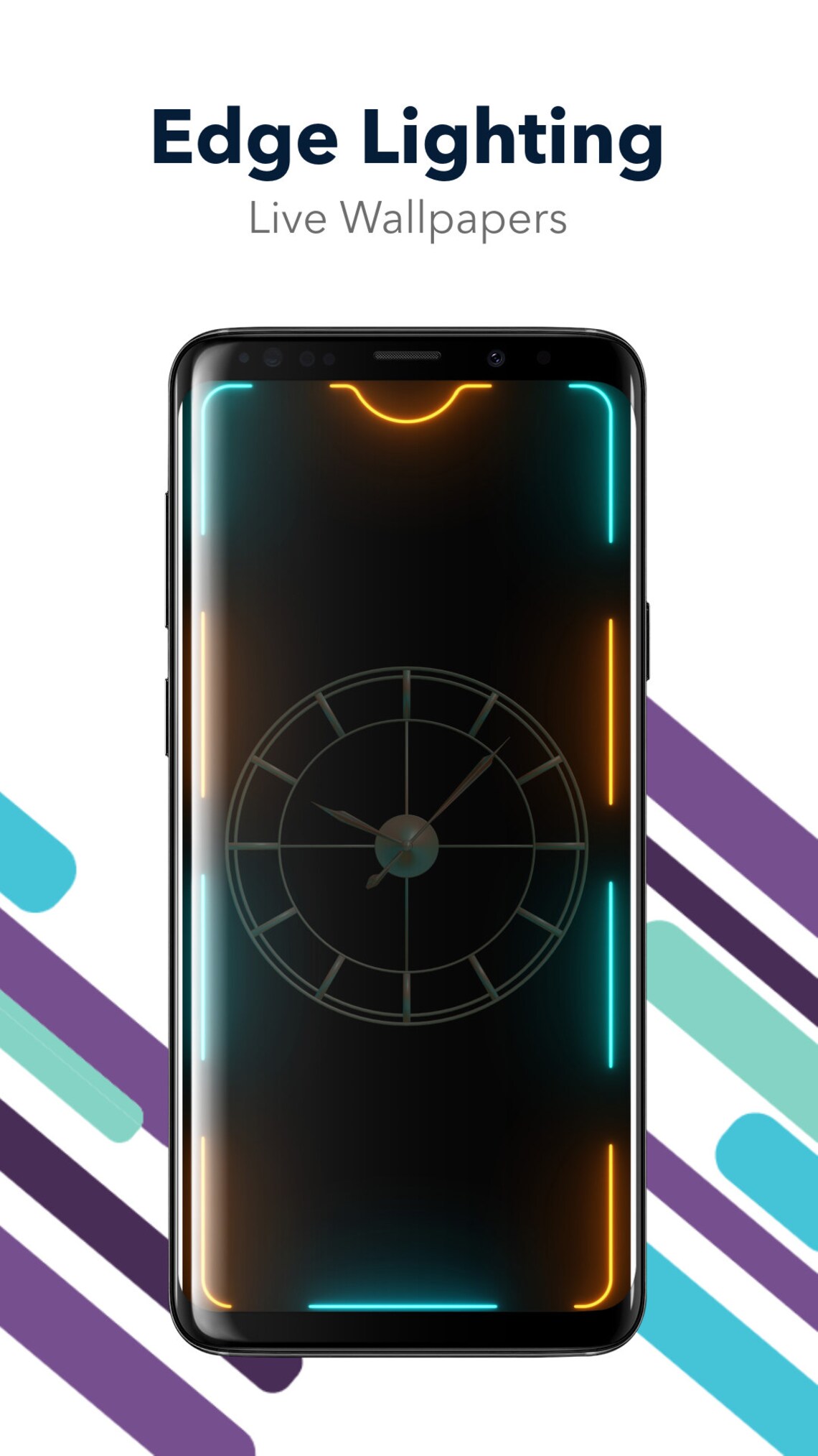 10 Neon Edge Line Live Wallpapers, Iphone/android Live Wallpaper ...