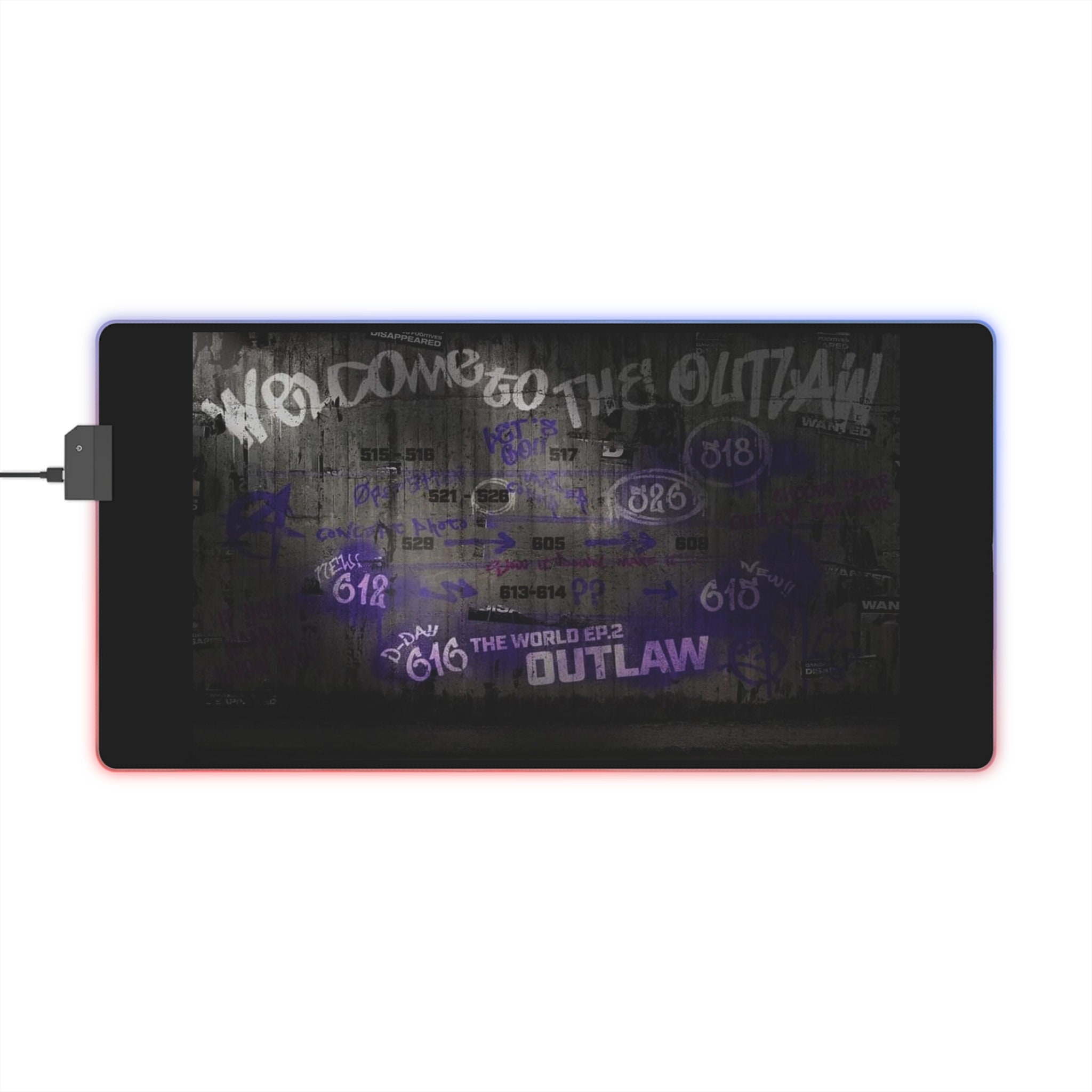 Ateez LED Gaming Mouse Pad - Etsy