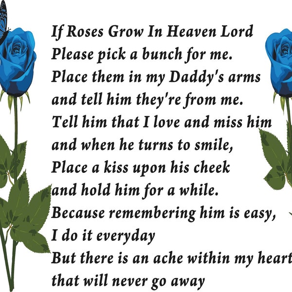 If Roses Grow in Heaven for Mother - Etsy