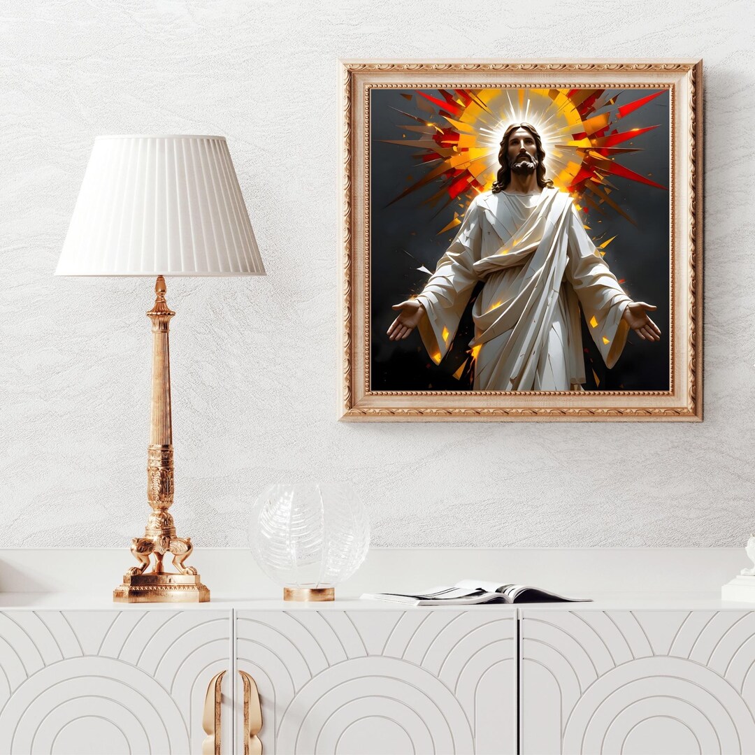 Jesus is the Light of the World Print - John 8:12 Bible Verse (digital ...