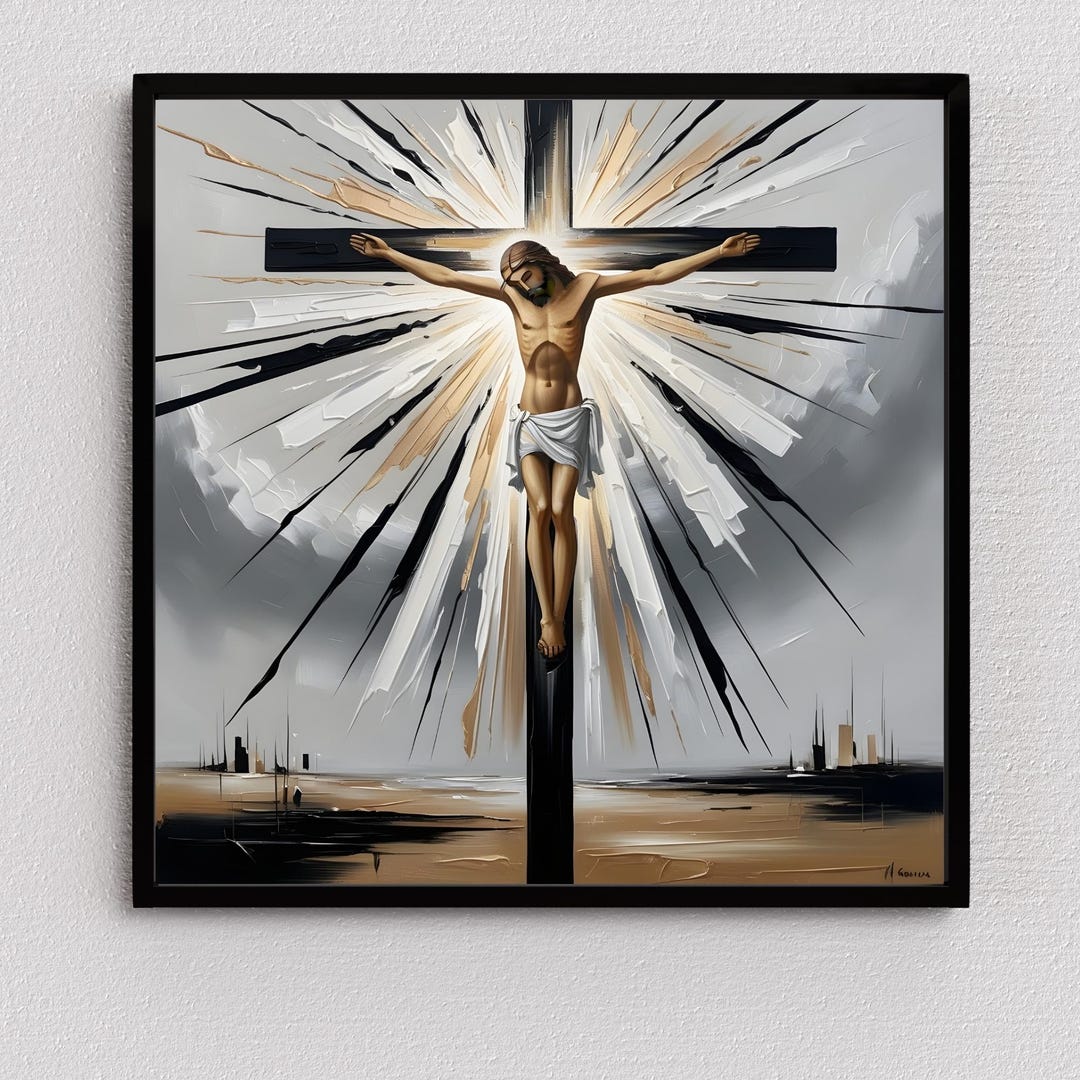 Jesus Crucified Christian Wall Art - Christ Crucified Digital Download ...