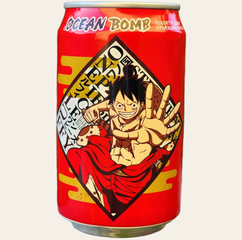 One Piece OCEAN BOMB Sparkling Water One Piece Anime - Etsy