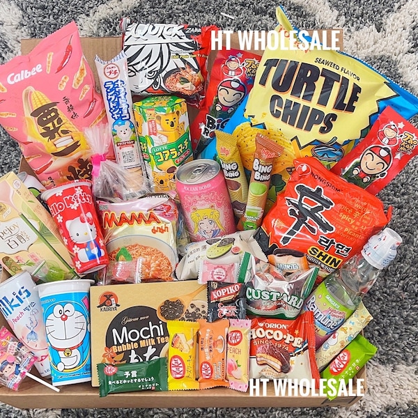Asian Snack Box Gift - Etsy