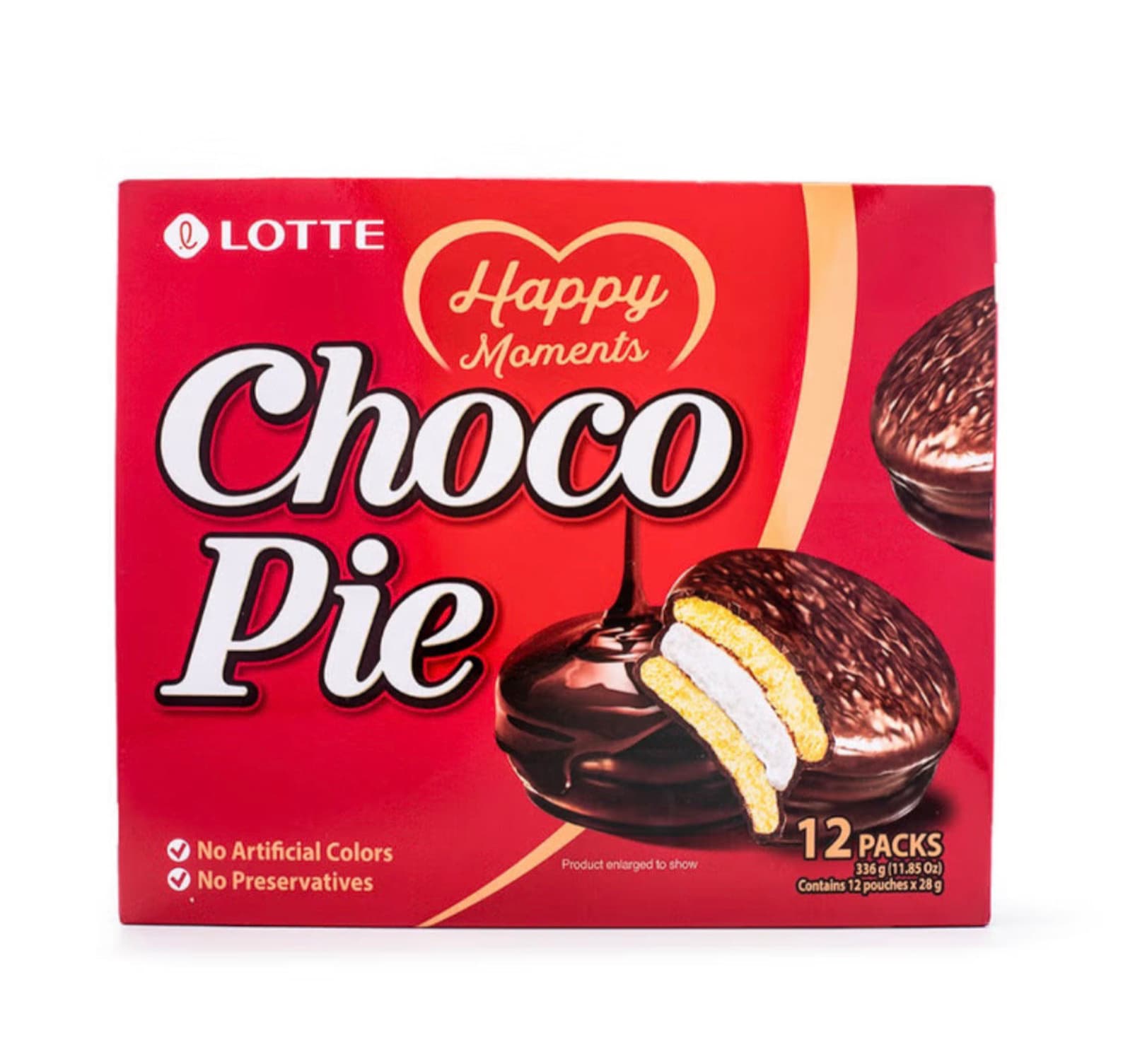 Asian Pastry Asian Snack Lotte Choco Pie Orion Custard - Etsy
