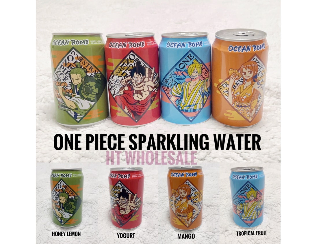 One Piece OCEAN BOMB Sparkling Water One Piece Anime Collection Exotic ...