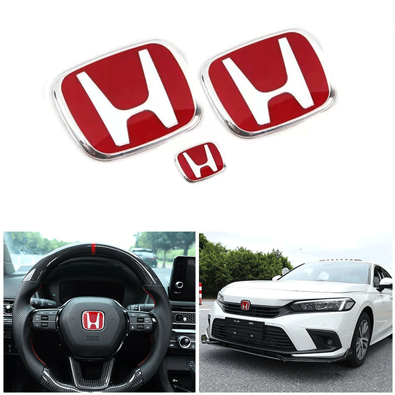 Red Honda Emblem Accord