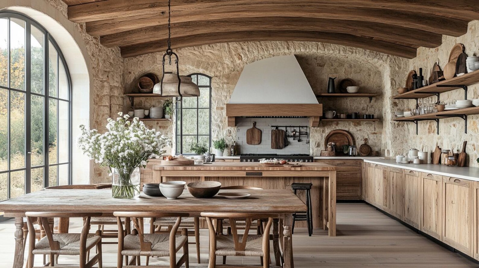 Farmhouse Dining Room 6 Pack Virtual Backgrounds for Zoom, Skype ...