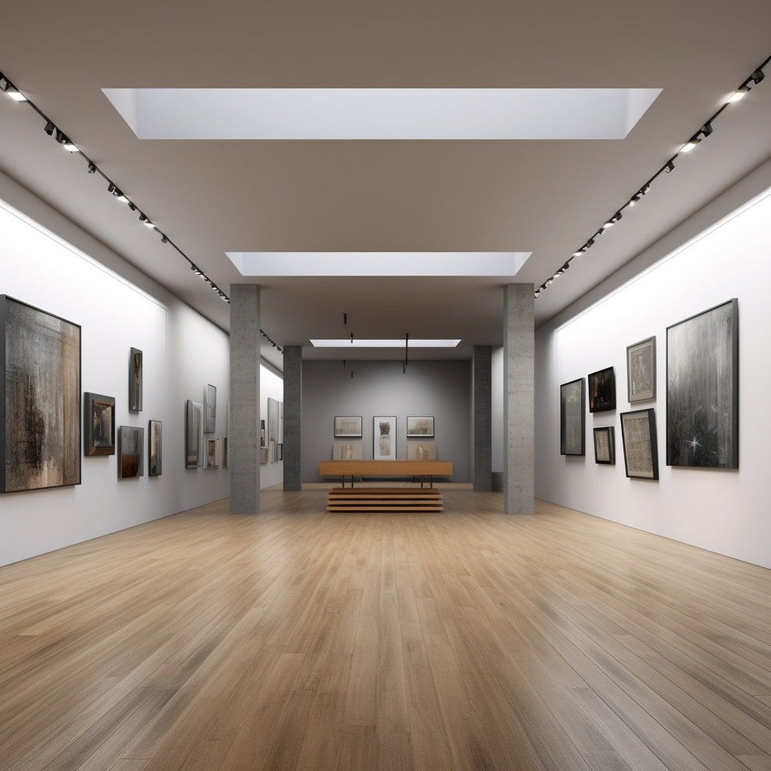 Minimalist Art Gallery| Virtual Background| Zoom, Google Meet, Skype, Webex, Etc. - Etsy