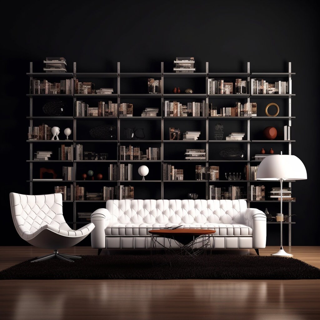 Modern Living Room Virtual Backgrounds 5 Pack Google Meet, Zoom, Skype ...