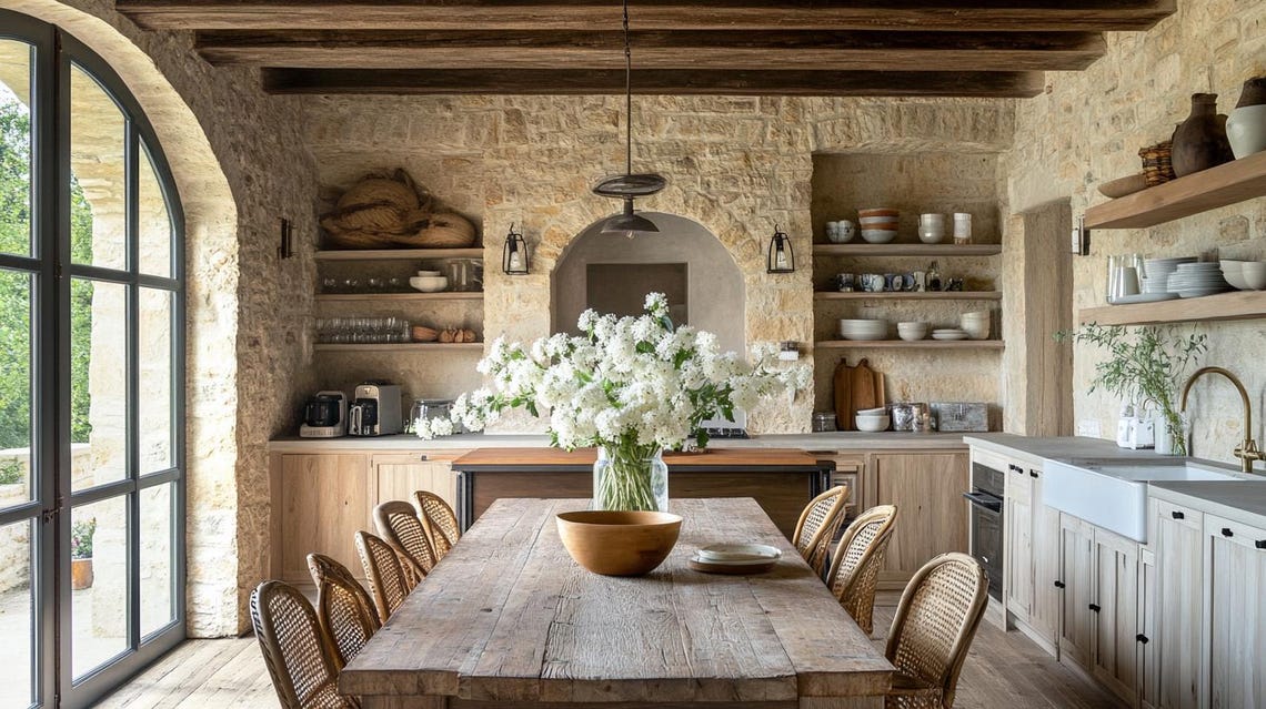 Farmhouse Dining Room 6 Pack Virtual Backgrounds for Zoom, Skype ...