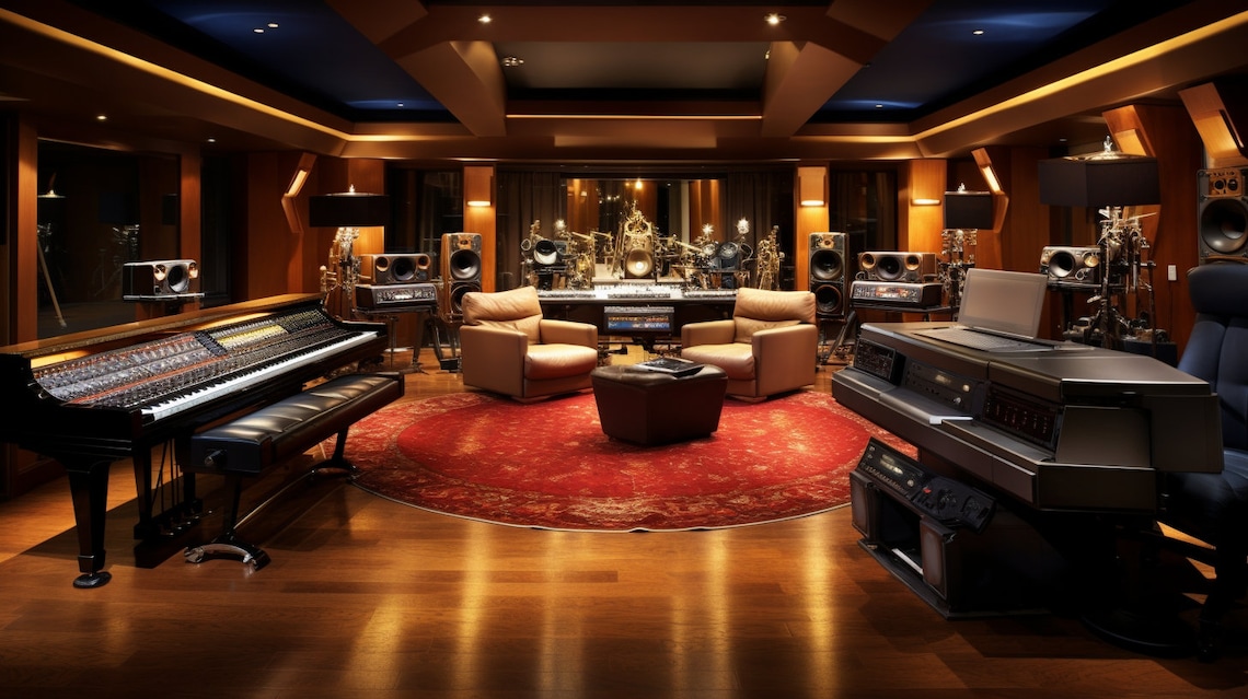 Music Studio Virtual Backgrounds 12 Pack Zoom Skype Webex Google Meet ...