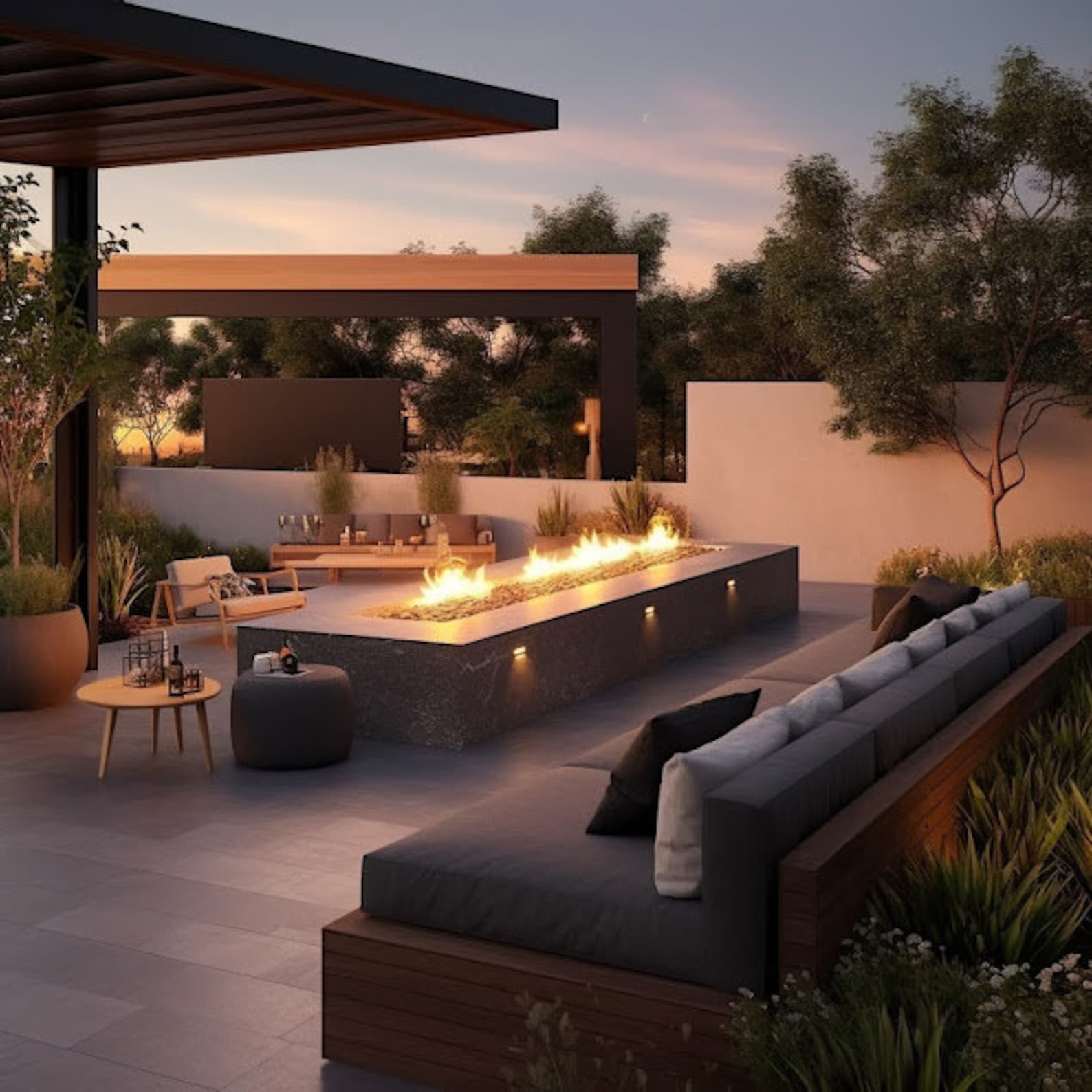 Modern Patio| 12 Pack| Virtual Backgrounds| Zoom, Google Meet, Skype ...