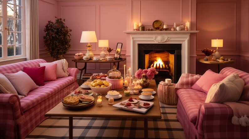 Autumn Pink Virtual Backgrounds Zoom Skype Webex Google Meet 15 Pack - Etsy